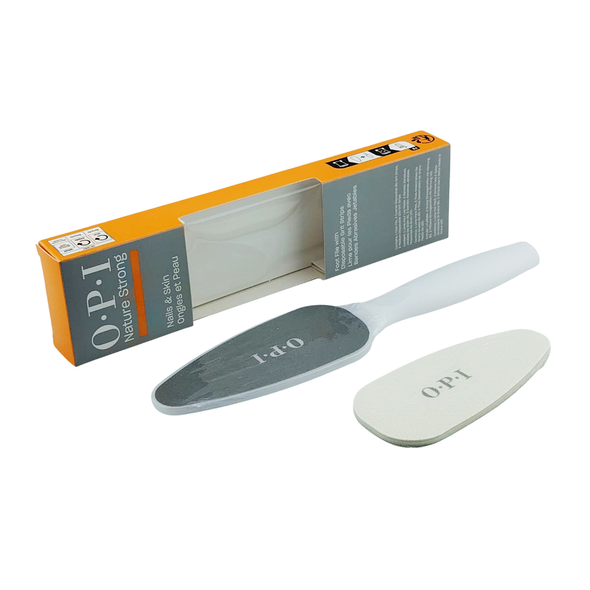 OPI Nature Strong Nails & Skin - Foot File With Disposable Grit Strips ...